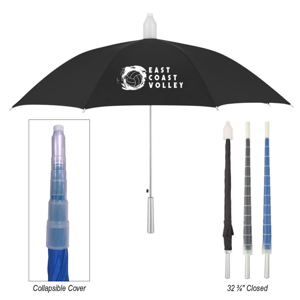 HT04023 - 46 Arc Umbrella With Collapsible Cover - Safari Sun