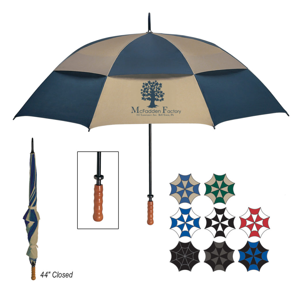 HT04039 - 68 Arc Windproof Vented Umbrella - Safari Sun
