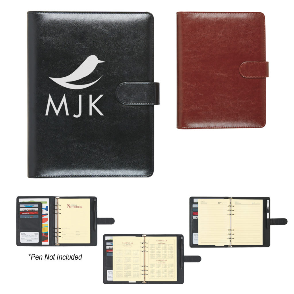 HT06410 - Leather Look Personal Binder - Safari Sun