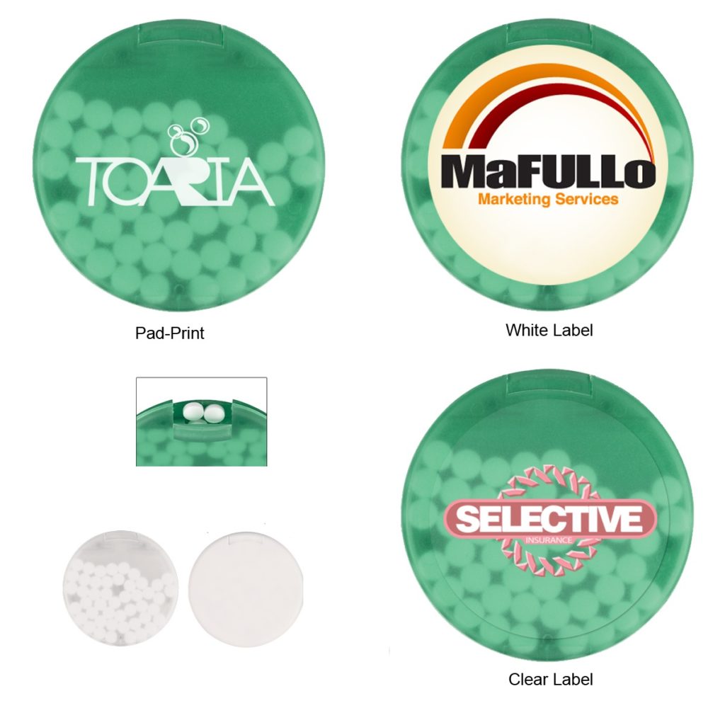 HT09202 - Circle Shape Peppermints - Safari Sun