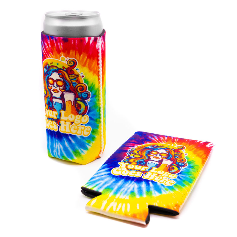 Custom Dye-Sublimated Full-Color/All-Over Imprint on Tall & Skinny Can ...