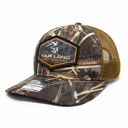 Dye Sublimated 112P-DS Richardson Twill Patch Pattern Trucker Hat ...