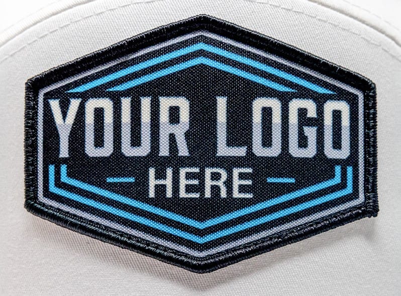 Dye Sub Hexagon Patch Close Up V2 - Safari Sun