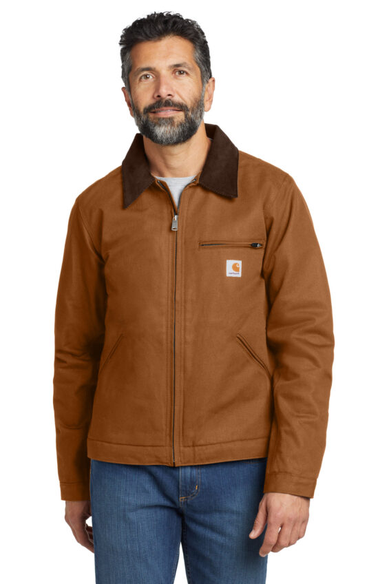 CT103828 - Carhartt Duck Detroit Jacket - Safari Sun