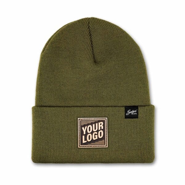 Lifestyle - Artex Safari Sun Cuffed Beanie, custom logo warmth,